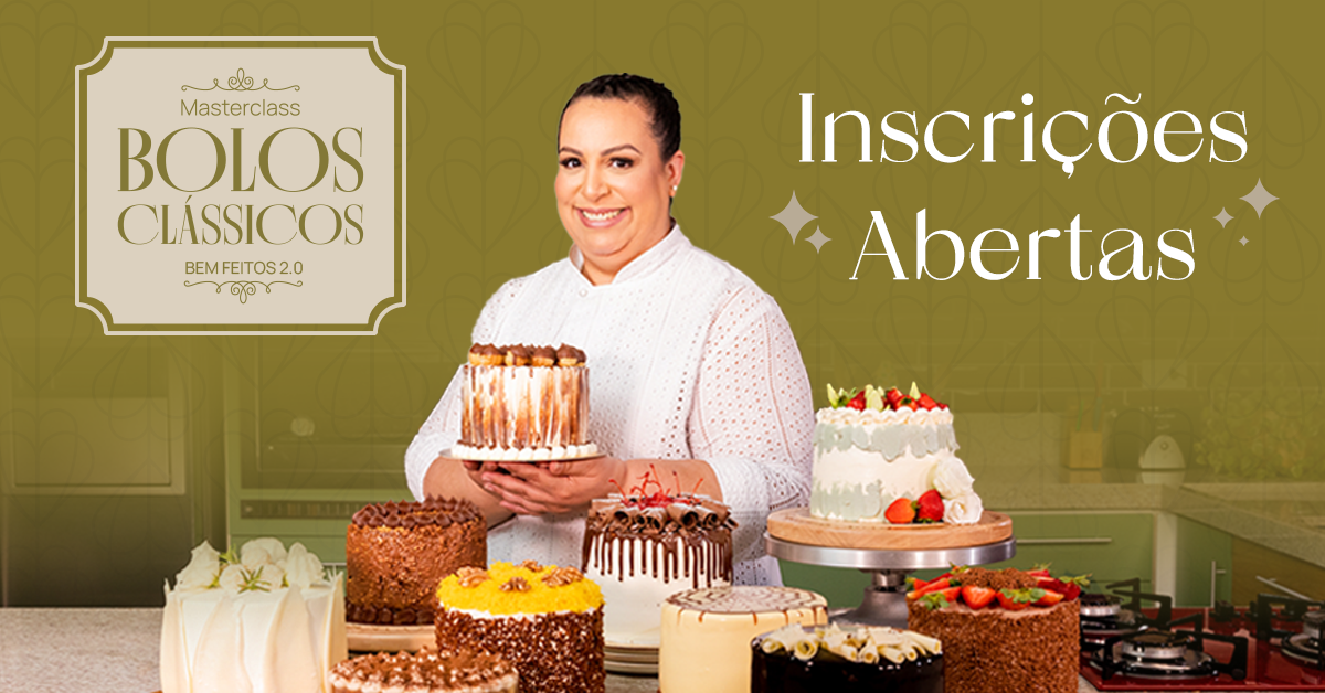 Masterclass - Bolos de Festa - Chef Ana Costa